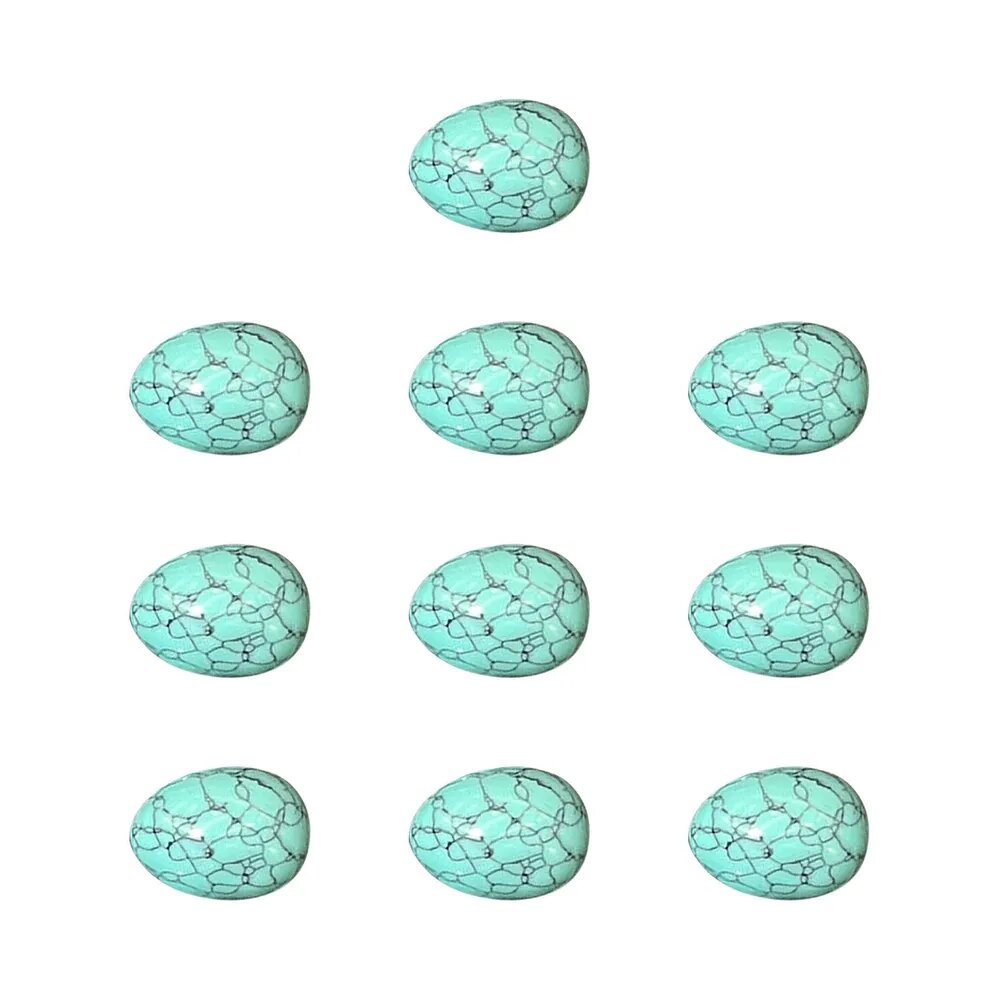 20мм Хрустальные Мини-Яйца, Агатовые Птичьи Яйца, Пасхальные Украшения 10ШТ