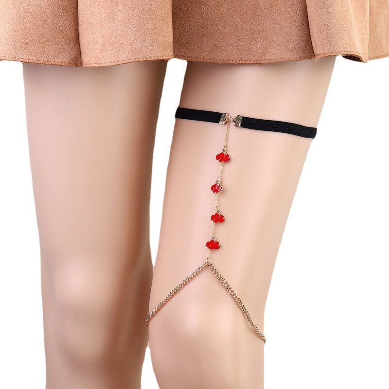 Двухслойная Набедренная Цепочка с Кисточкой, Противоскользящий Ремень, Цепной Жгут, Летние Пляжные Аксессуары для Ночного Клуба для Женщин И Девочек