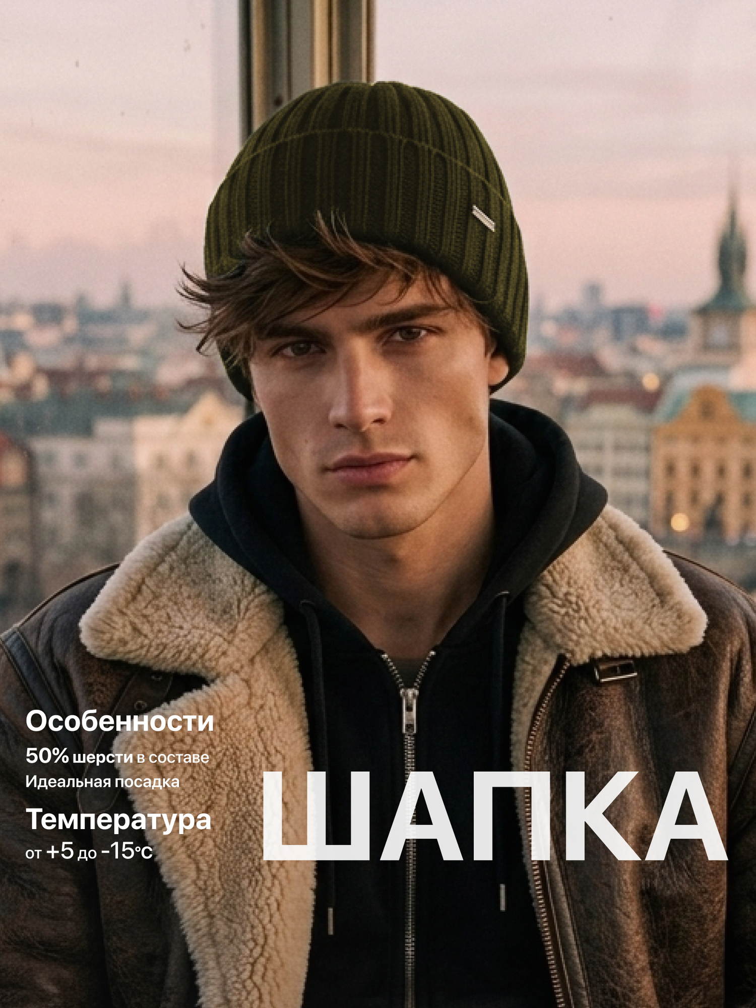 Шапка-бини ALDINI Томас для мужчин