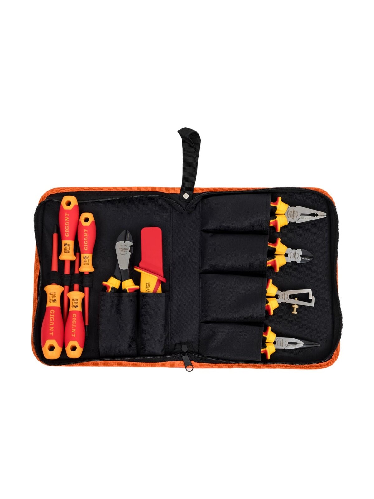 Набор электромонтажного инструмента Gigant VDE 1000В, 10 инструментов GT-10