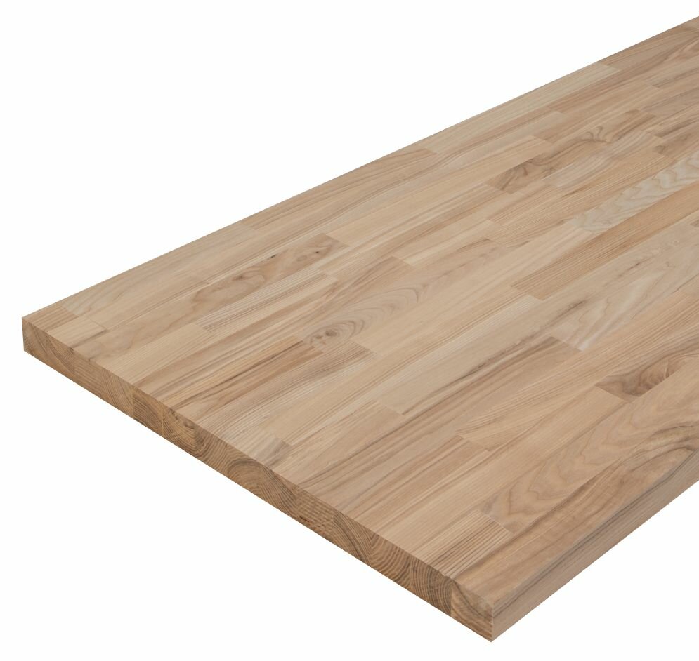 Мебельный щит деревянный 2000х600х40мм Ясень Экстра Сращенный