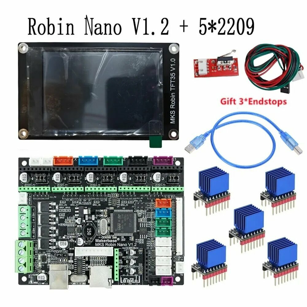 MKS Robin Nano V1.2 Контроллер для 3D принтера — фото 1