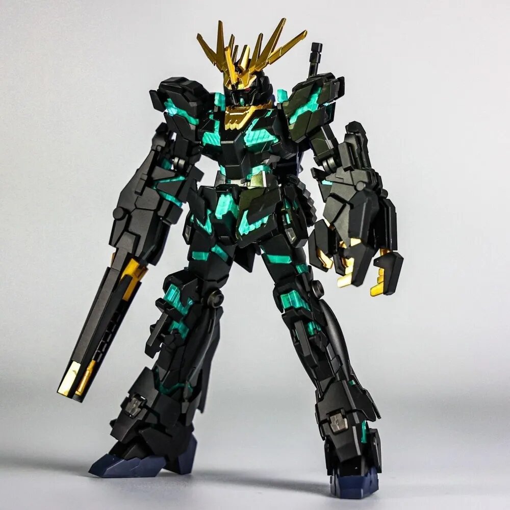 Сборная игрушечная модель HG 1:144 RX-0 BANSHEE Gundam, подарок для мальчика, бесплатная подставка, аксессуары для экшн фигурок
