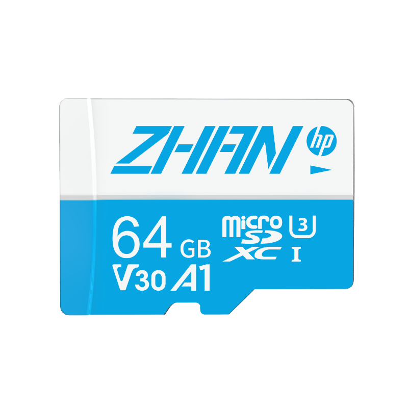 HP 64GB TF-карта для камер наблюдения Xiaomi и видеорегистраторов Высокоскоростная прочная карта C10 U3 V30 MicroSD
