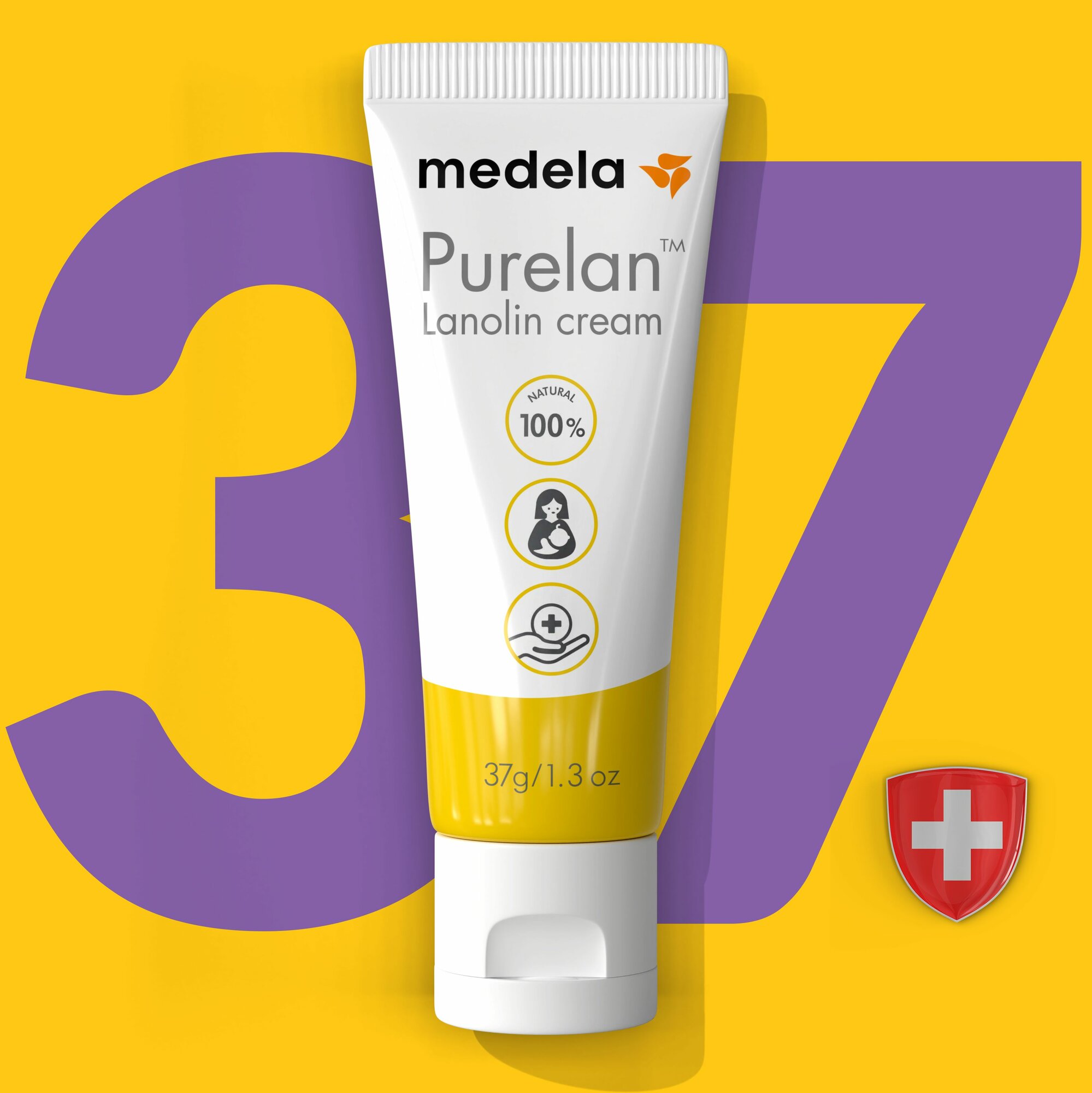 Крем Medela Purelan 37 грамм Медела Пурелан Ланолиновый крем для сосков