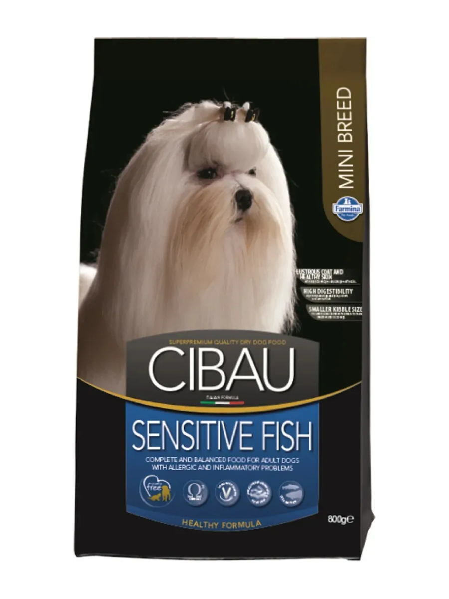 Сухой корм Farmina Cibau Mini (Фармина) для собак мелких пород рыба 0,8 кг
