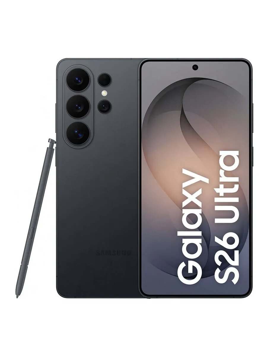 Смартфон Samsung Galaxy S26 Ultra 12/512Gb Black (Черный) 2026