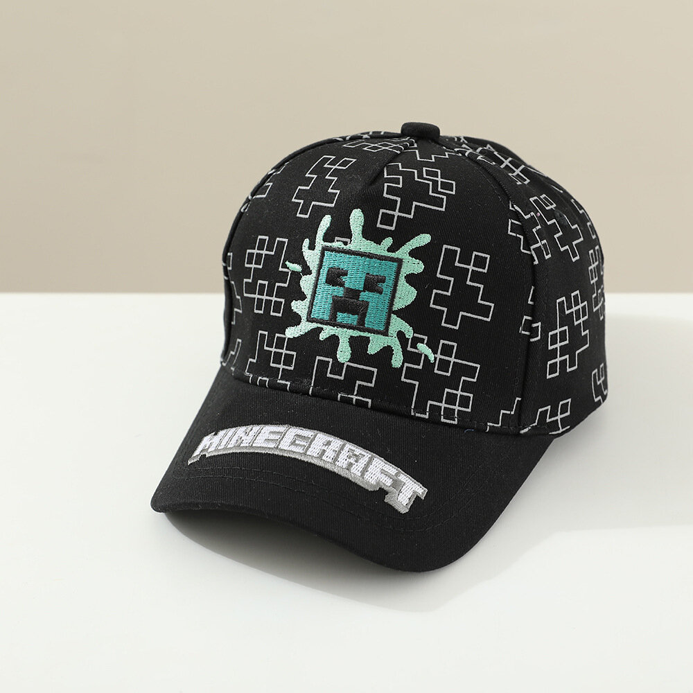 Городских образов JYL Кепка Детская Minecraft Крипер Плоский Козырьек Хлопок