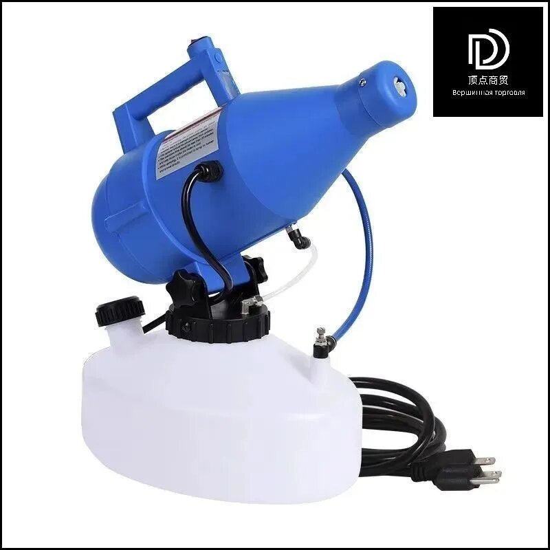 Инновационный генератор холодного тумана 4,5 л Ultra ULV для дезинфекции помещений - пластик, белый/синий