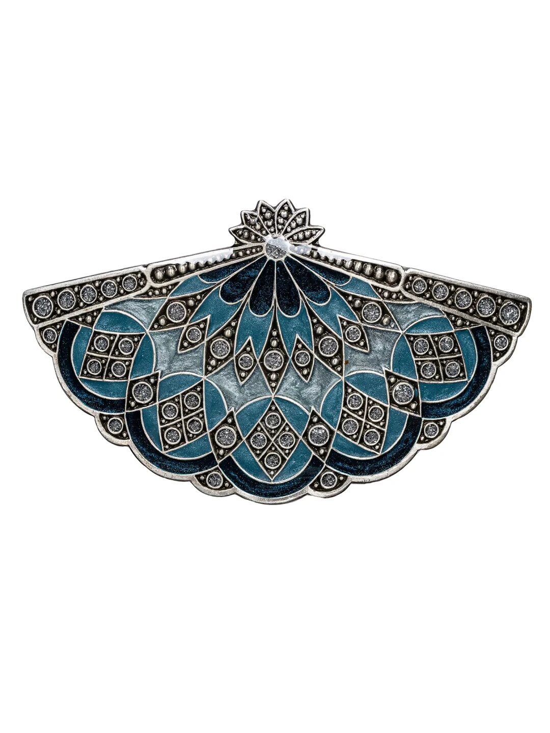 Заколка для волос Clara Bijoux Веер G44571 BL/S