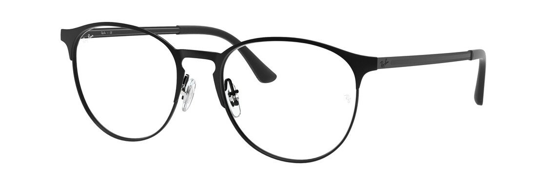 Оправа Ray-Ban RB 6375 2944, для оптических линз, металл, панто, черная
