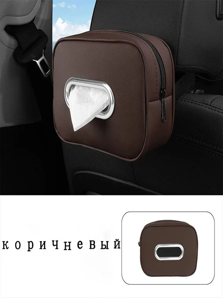 Подвесной держатель для салфеток в автомобиле, коробка для салфеток на солнцезащитный козырек, креативный органайзер для салфеток в машине
