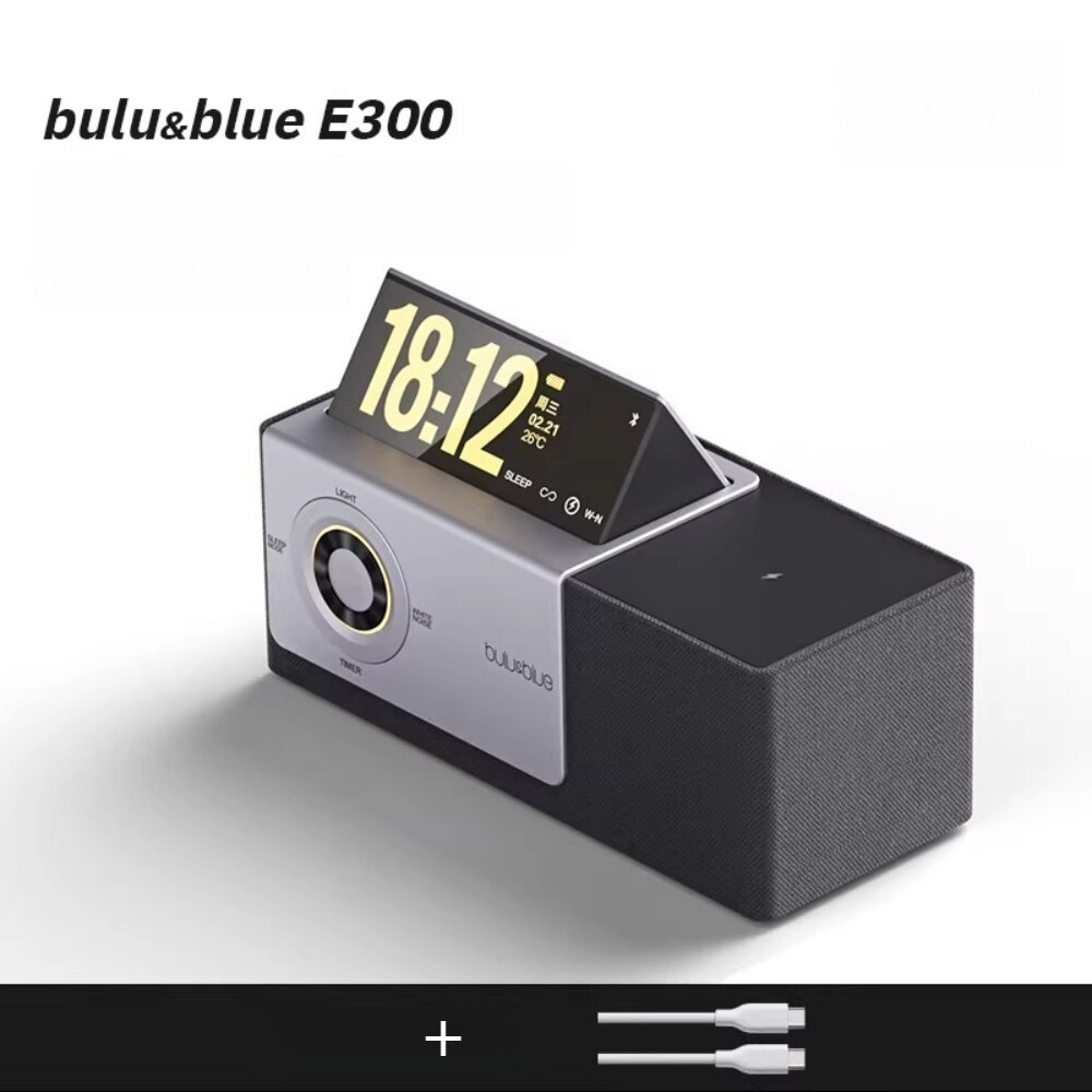 Bulu&blue E300 Динамик Bluetooth, рассеянный свет заката, высококачественный звук у кровати