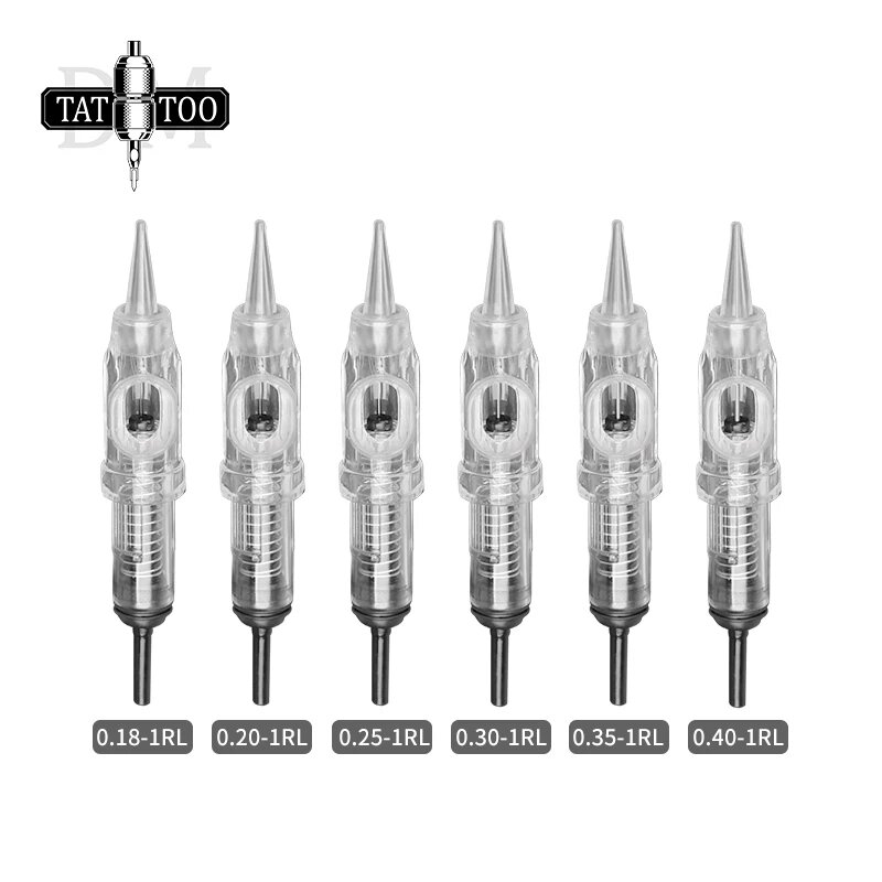 Одноразовые иглы для тату 1RL 0.25MM, 100шт