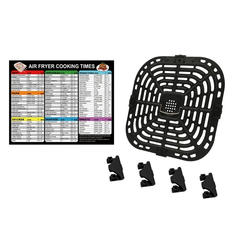 Многофункциональная Воздушная Фритюрница Плита Для Гриля Воздушная Фритюрница Лоток Для Приготовления Пищи Воздушная Фритюрница Формы Для Выпечки Воздушная Фритюрница Аксессуар для Воздушной Фритюрницы