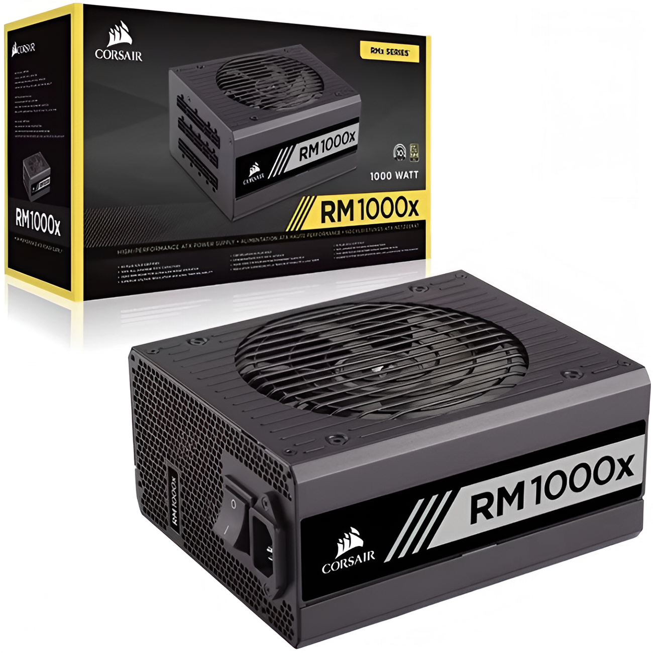 Блок питания Corsair 1000W RM1000x, модульный, 135 мм, 80 PLUS Gold (CP-9020094-CH)
