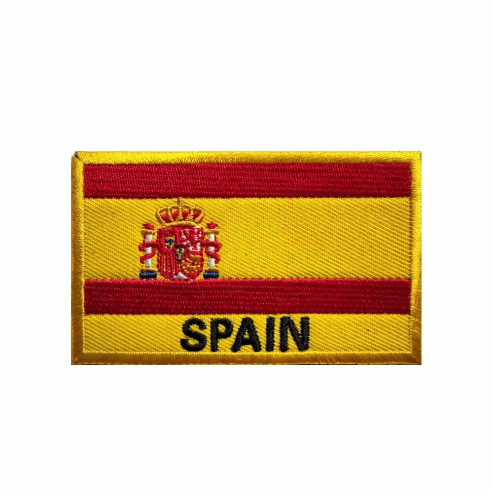 Нашивка флаг Испании 5x8см, цвет Spain