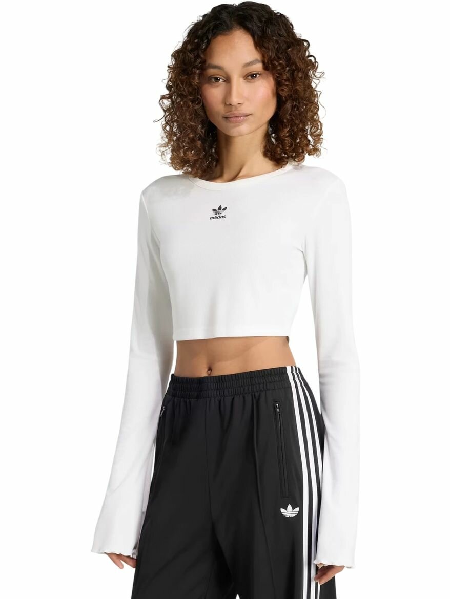 Лонгслив спортивный Essentials Scalloped Edge Long Sleeve T-Shirt W
