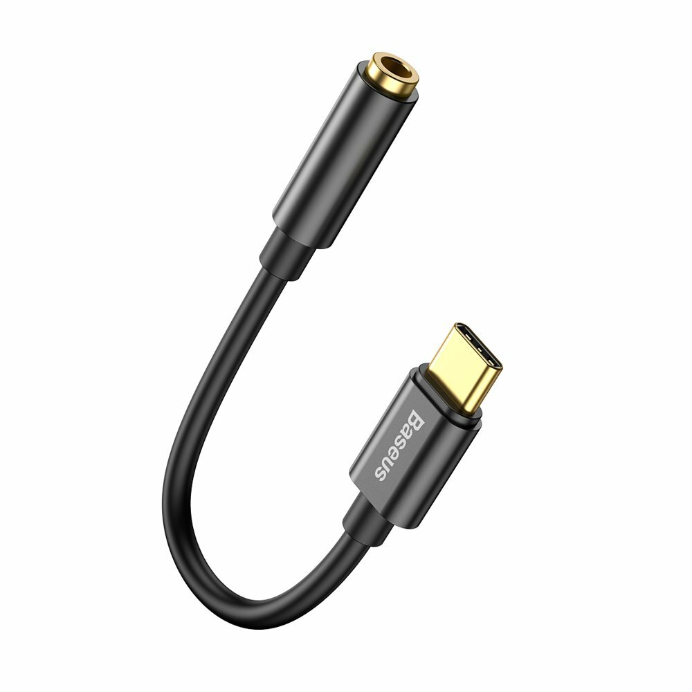 Переходник Baseus Type-C Male to 3.5mm Female Adapter L54 Серый