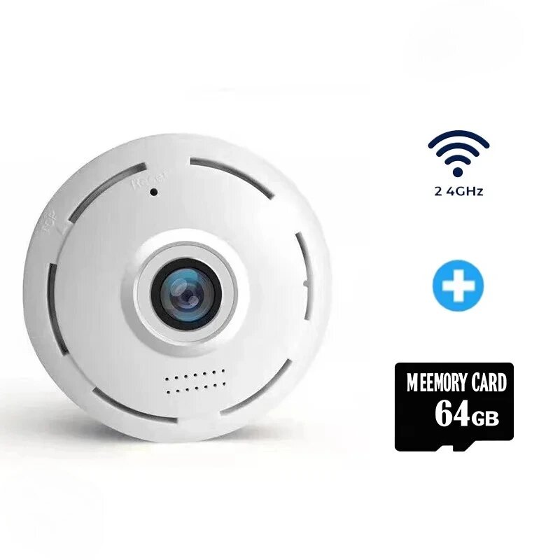 V380 Pro 1080P Wifi Панорамная камера 360 градусов Панорамная рыбацкая зренье IP-видеокамера Камера безопасности Ночное видение Камера наблюдения-
