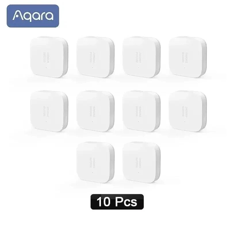 Датчик вибрации Aqara Smart с встроенным гироскопом Zigbee, датчик движения и удара, сигнализация, монитор для умного дома, безопасность для Xiaomi MI home — 10 штук датчика удара