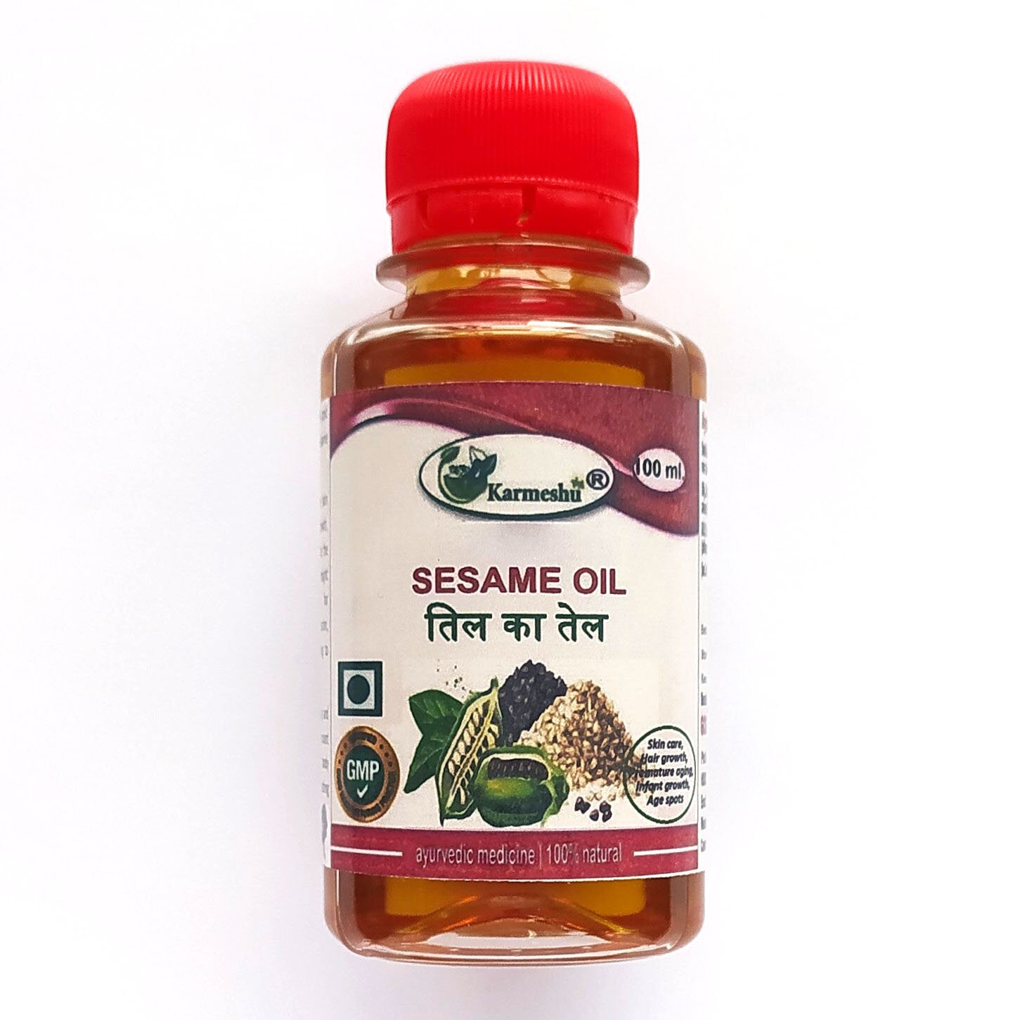 Кунжутное Масло Кармешу (Sesame oil Karmeshu) 100 мл