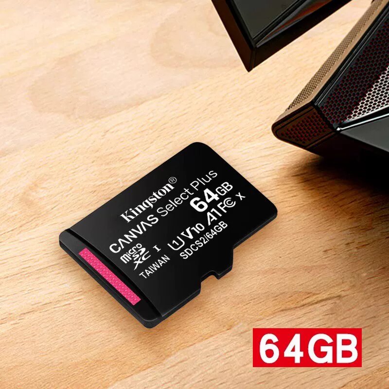 64 ГБ MicroSD-карта для видеорегистратора, формат FAT32, SDXC Class 10, надежная память для автомобильного видео