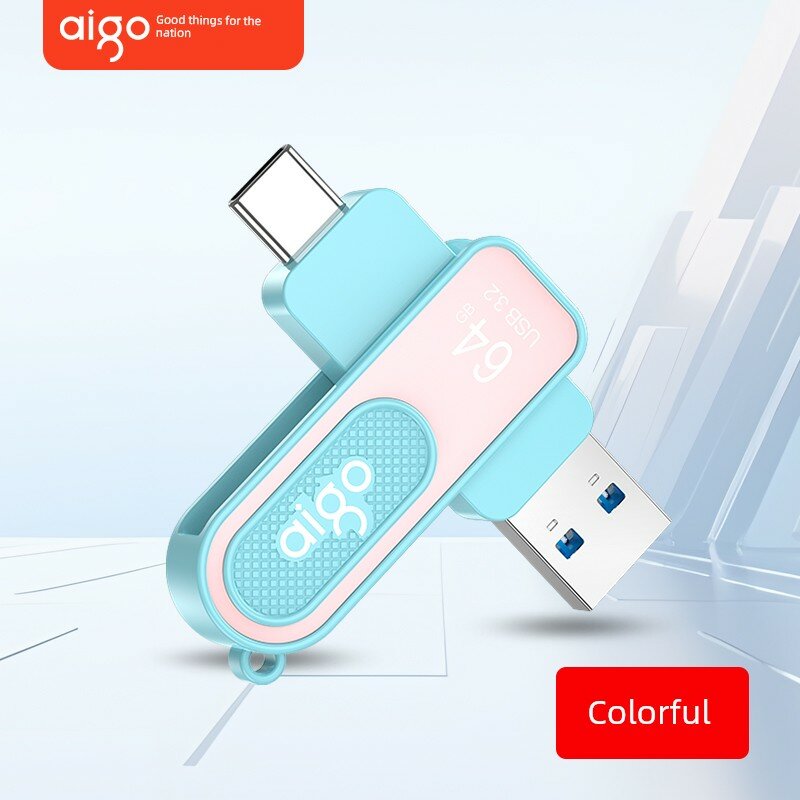 128 ГБ флеш-накопитель с интерфейсами Type-C и USB 3.2 для iPhone и компьютера, скорость 220 МБ/с