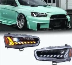 Фара автомобильная, 1 шт, арт. Mitsubishi Lancer 10 EVO x 2008-2017