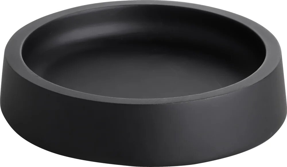 Мыльница Bemeta Gamma 145608320 настольная, черная, круглая