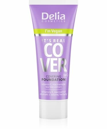 Тональный крем Delia Cosmetics It's Real Cover, оттенок 206 honey, 30 мл