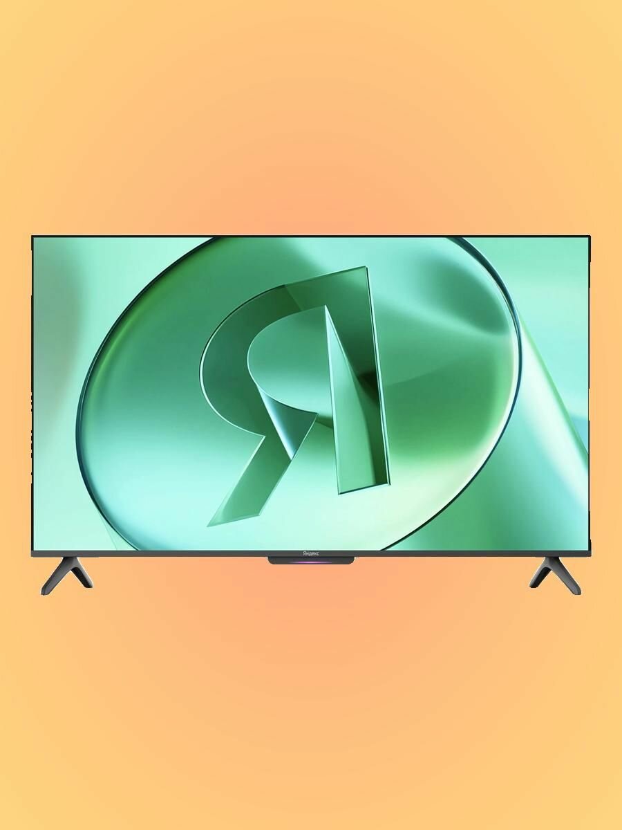 43" (108 см) Телевизор Яндекс ТВ Станция Бейсик YNDX-00074, 4K UltraHD, 3840x2160, черный