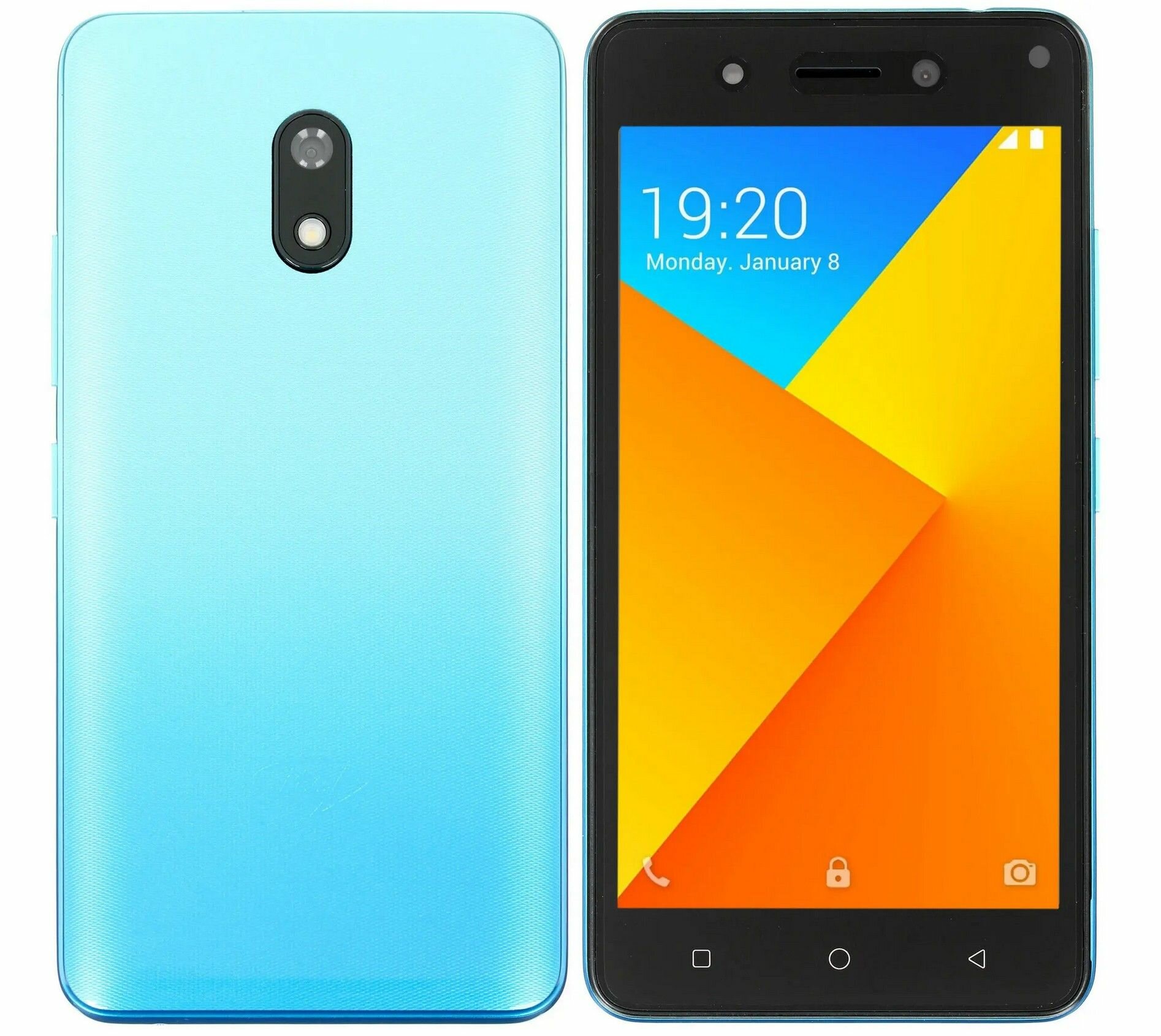 ITEL Смартфон A16 Plus 1/8 ГБ, голубой