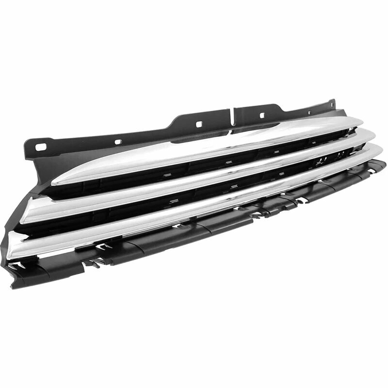 Для BMW MINI R56 R55 R57 2011-2015 хромированная сотовая сетка, передняя решетка, бампер, накладка на передний бампер, сплиттер, спойлер, рамка