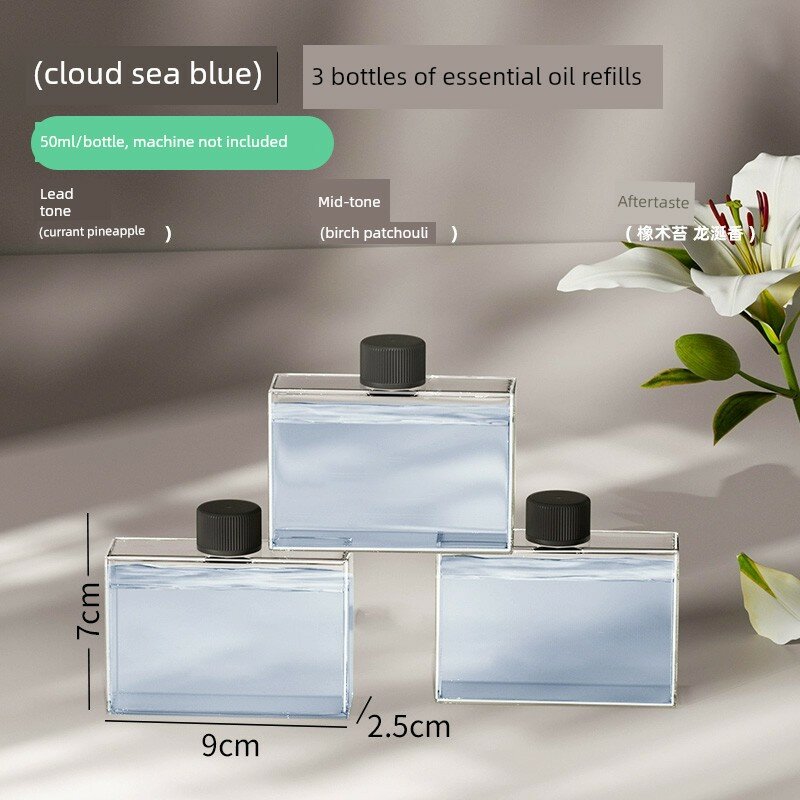 3 шт. 50 мл эфирное масло Cloudy Blue для ароматизатора, устройство не включено