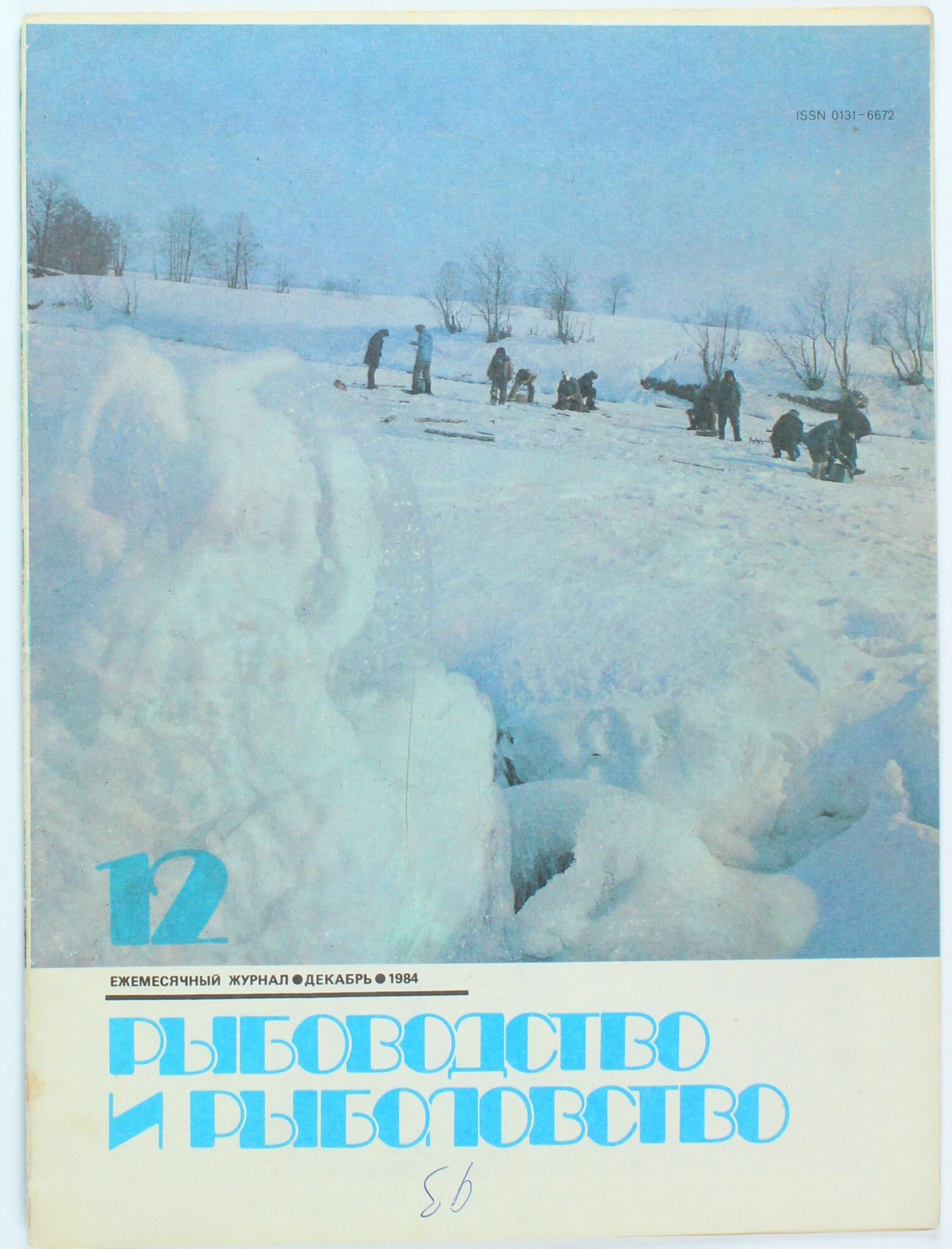 Букинистический журнал Рыбоводство и рыболовство, выпуск 12/1984