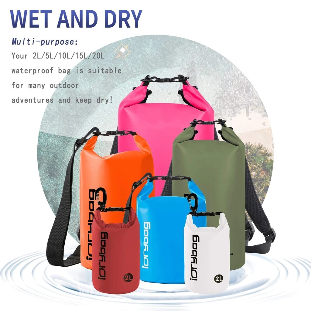 Гермомешок Idrybag 10L, серый