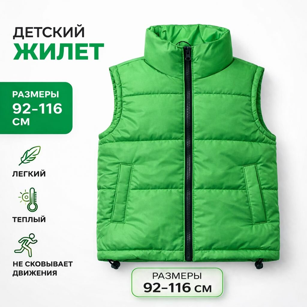 Жилет утеплённый