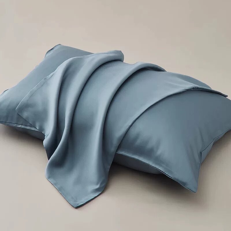 Летняя подушка Tencel одиночная, 48x74 см, рассветный синий, дышащая льняная ткань для постельного белья