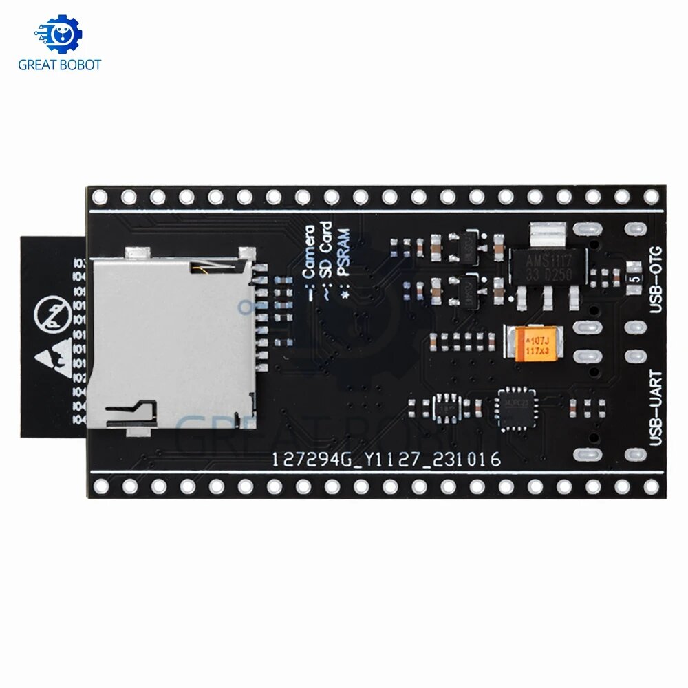 ESP32-S3 CAM WiFi/Bluetooth модуль baishundianzi esp32-s3 — фото 1