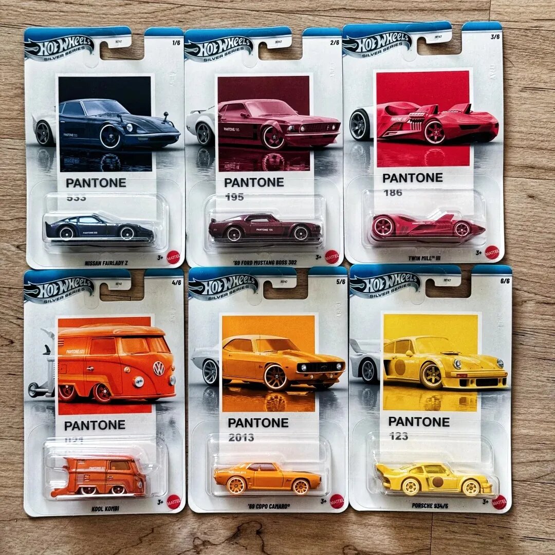 Hot Wheels Silver Series Pantone Artsy Set 1:64