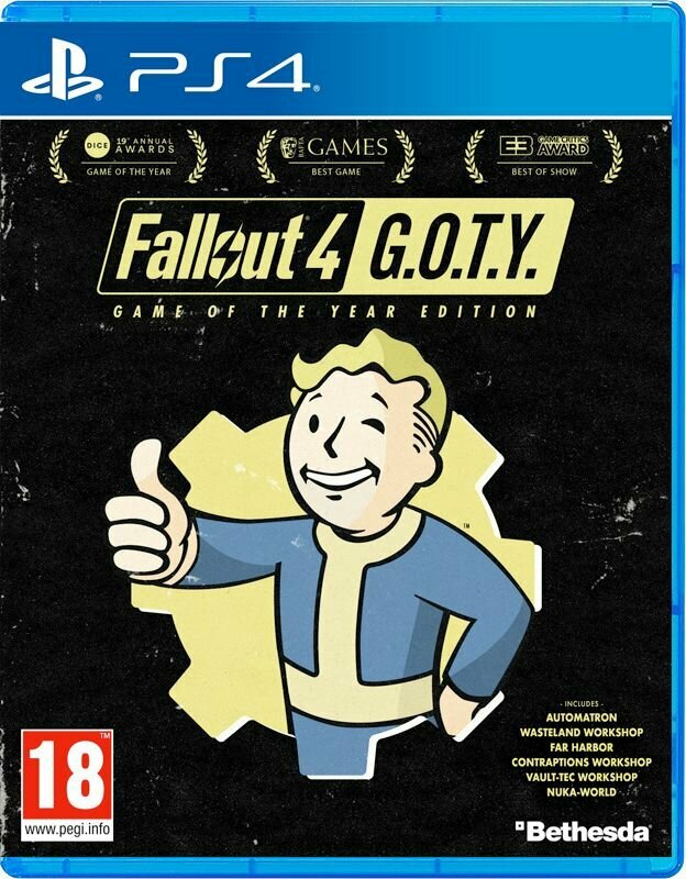 Игра Fallout 4. Game of the Year Edition (английская версия) для PS4