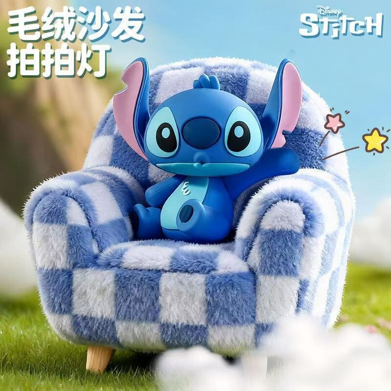 Плюшевый ночник Stitch для спальни, 220В, мягкий свет, диванная лампа - розовый, 1 шт