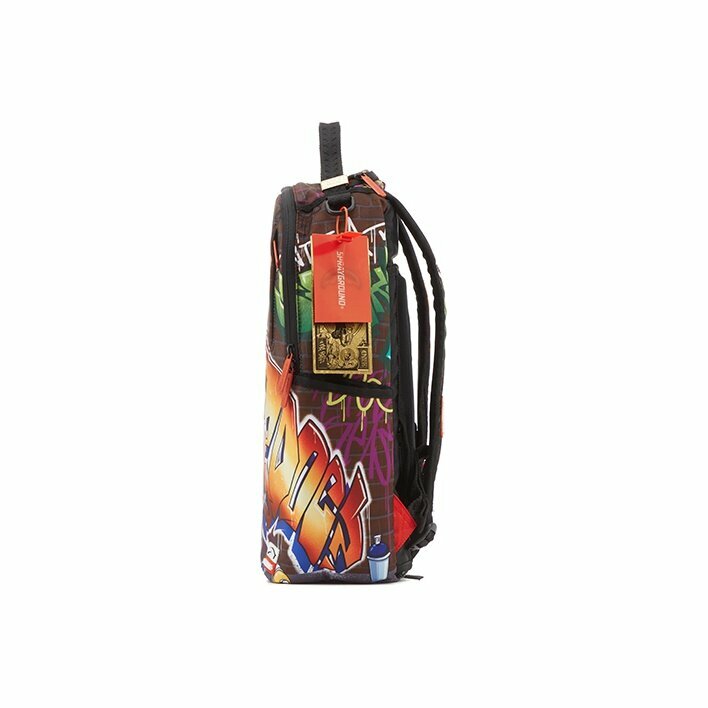 Сумка SPRAYGROUND, фактура пэчворк, многоцветный — фото 1