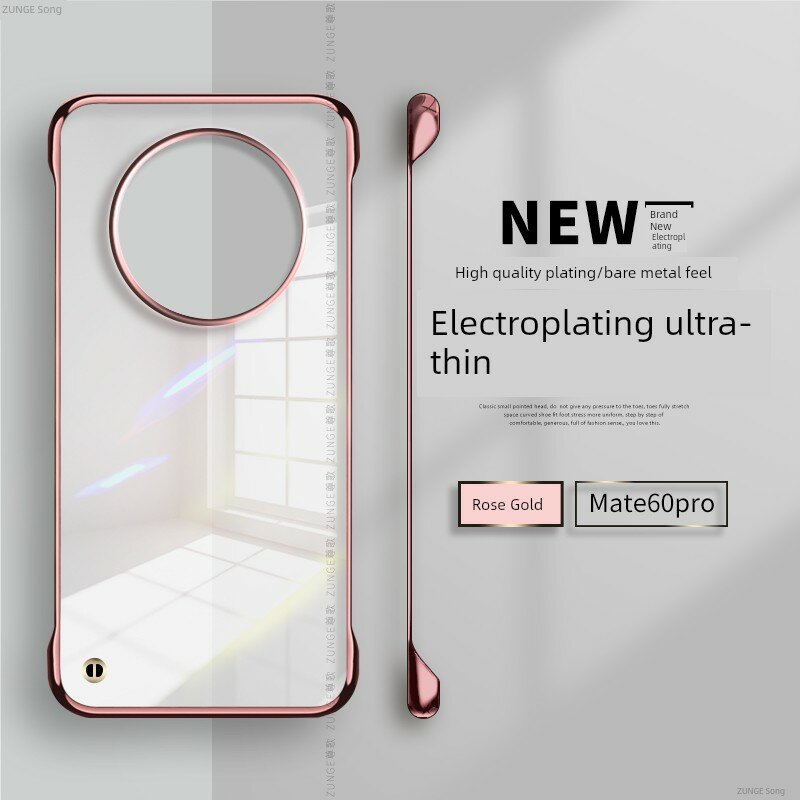 Huawei Mate 40 RS Porsche Design Rozovoy Zolotistyy Elektroplasticheskiy Bezlevoi Tverdyi Chety