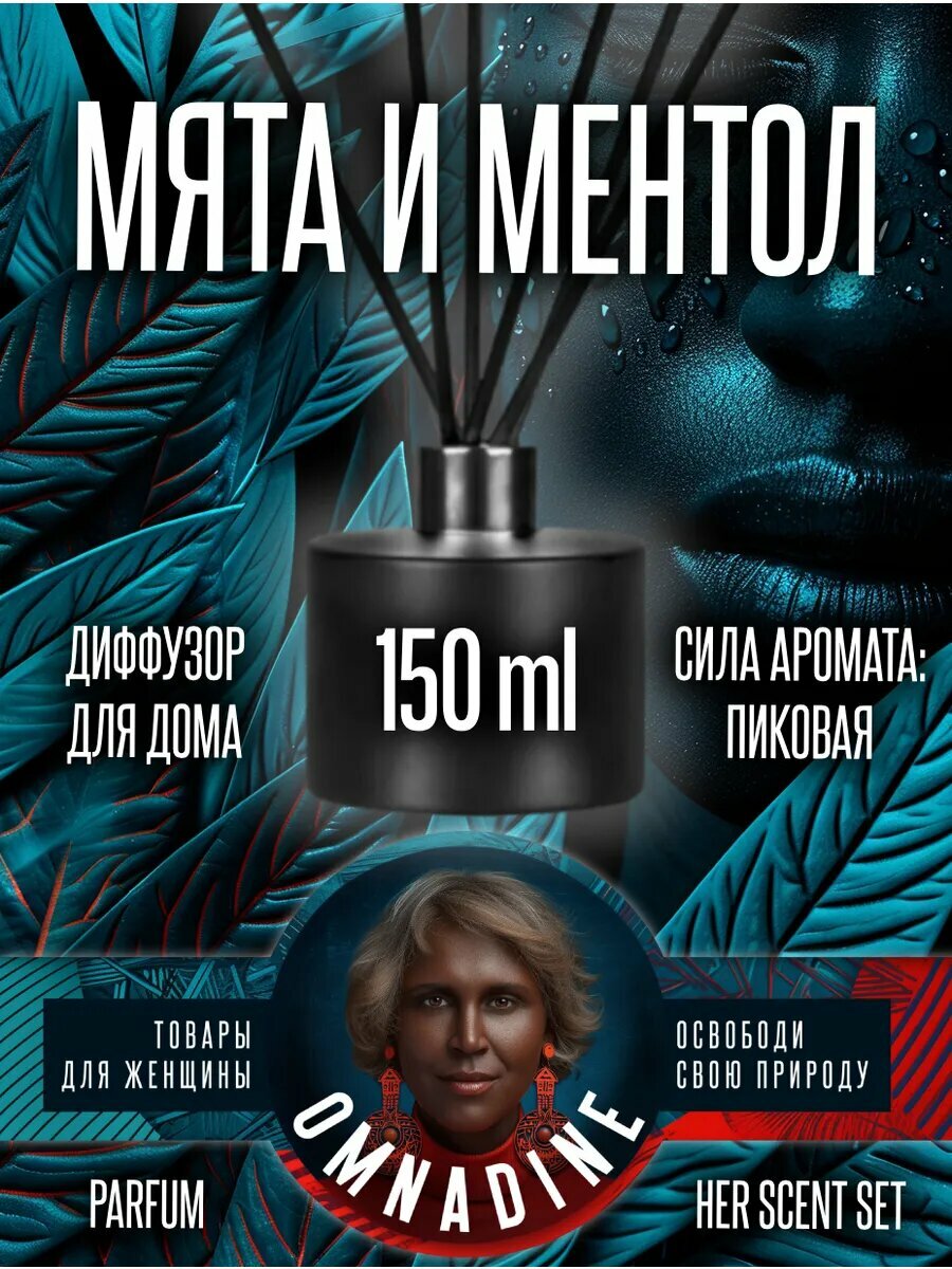 Диффузор для дома в подарочной упаковке мята