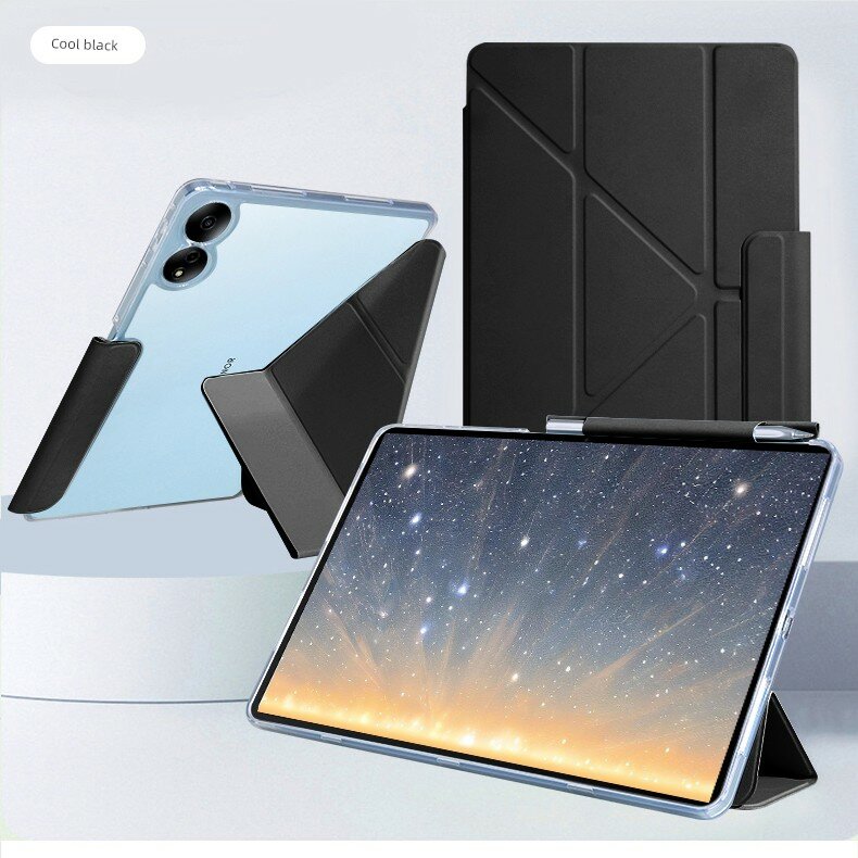 Премиум-чехол для Honor Magic Pad3 13,3 дюйма с чехлом для ручки и откидной подставкой, цвет Круто-черный
