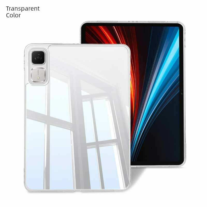 OPPO Pad 3 Pro 12,1 дюйма Ультратонкий анти-изгиб жесткий задний чехол с закаленным стеклом - Прозрачный