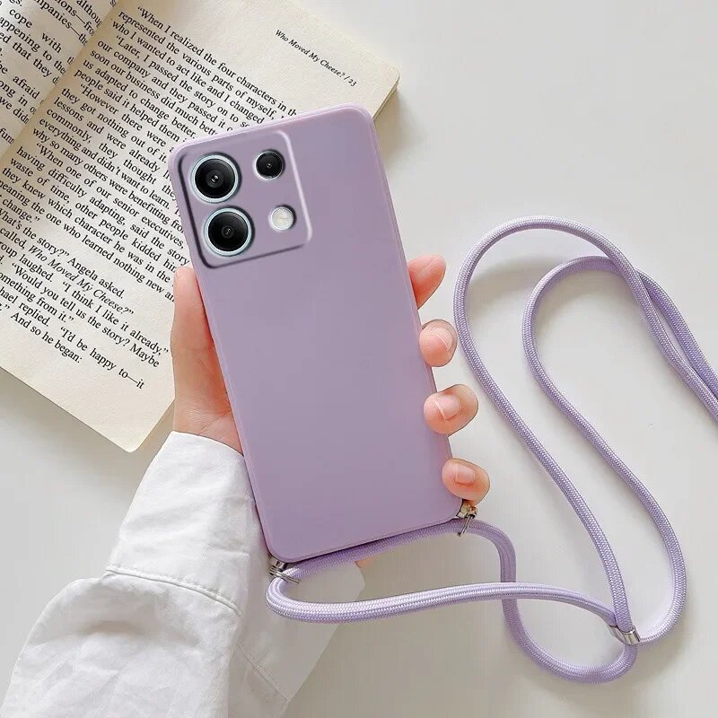 Мягкий силиконовый чехол-накладка с ремешком через плечо для Xiaomi 14T Pro, 17T Pro, с защитой объектива, противоударный чехол из ТПУ для Mi 15T Pro, 13T, 12T, 11T