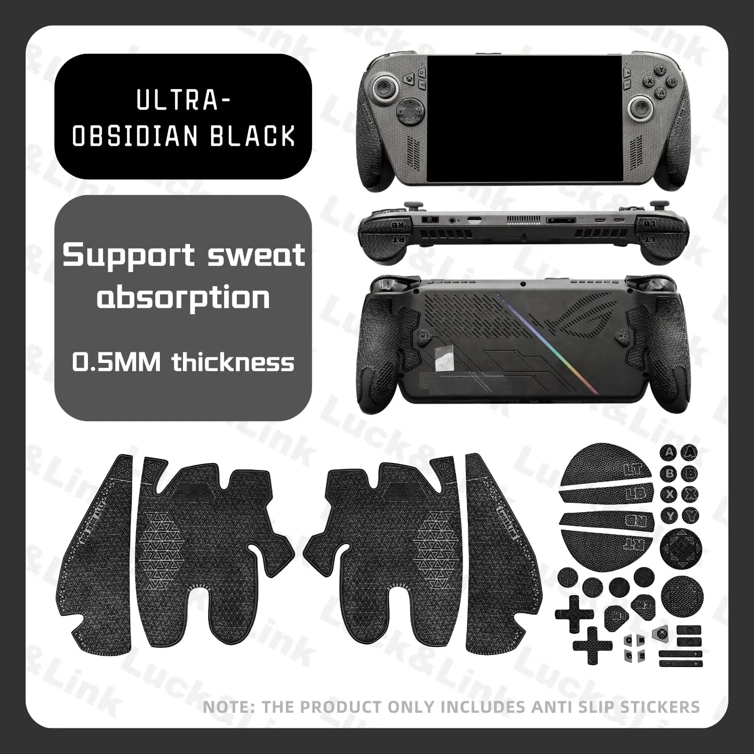 Накладки Hrusitoo Ultra-Black для ROG Xbox Ally